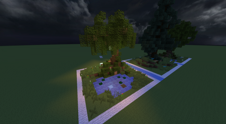 3 Custom Trees! Minecraft Map