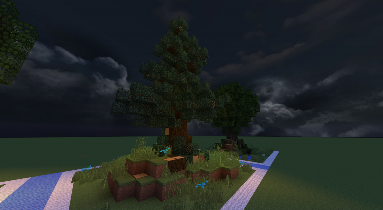 3 Custom Trees! Minecraft Map