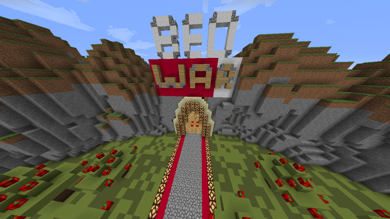 Bedwars Server Premade HUB! Simple Free Minecraft Map