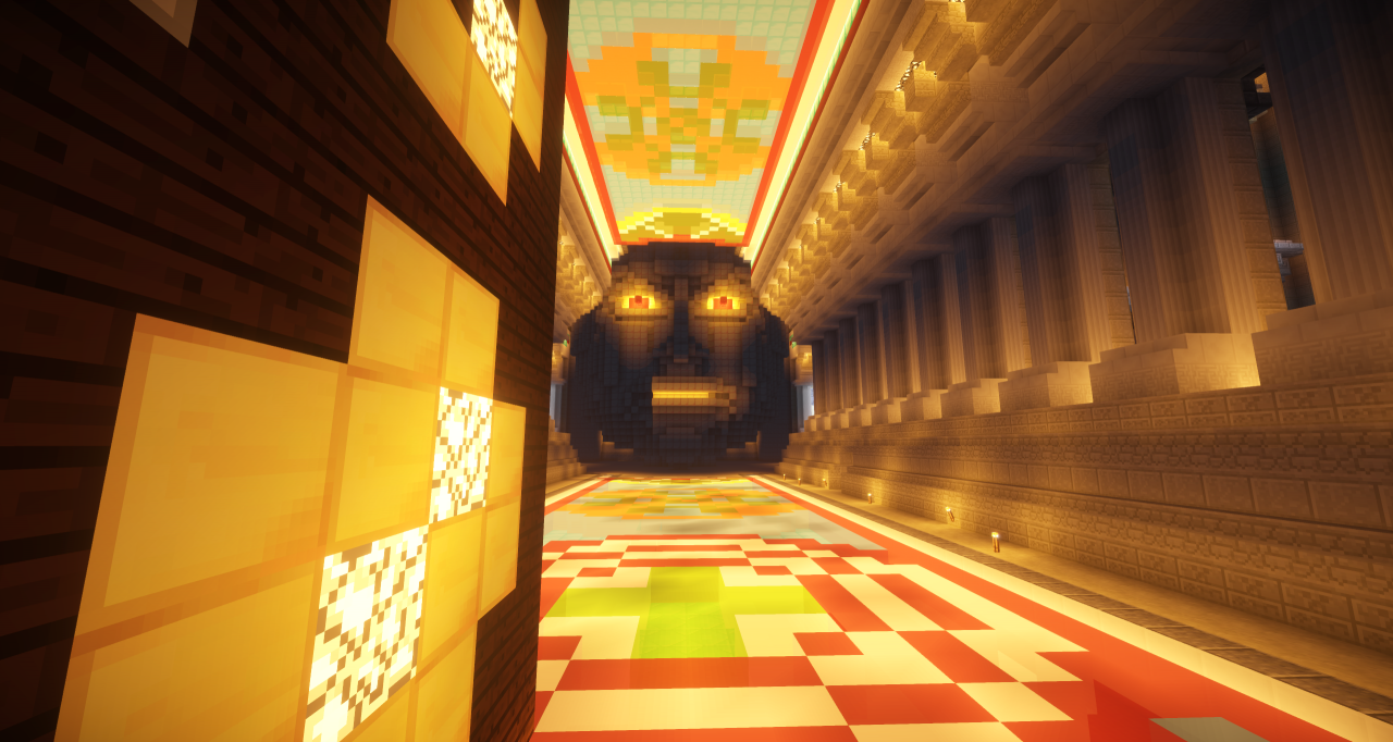The Golden Head Temple, By Pilgrimz Minecraft Map