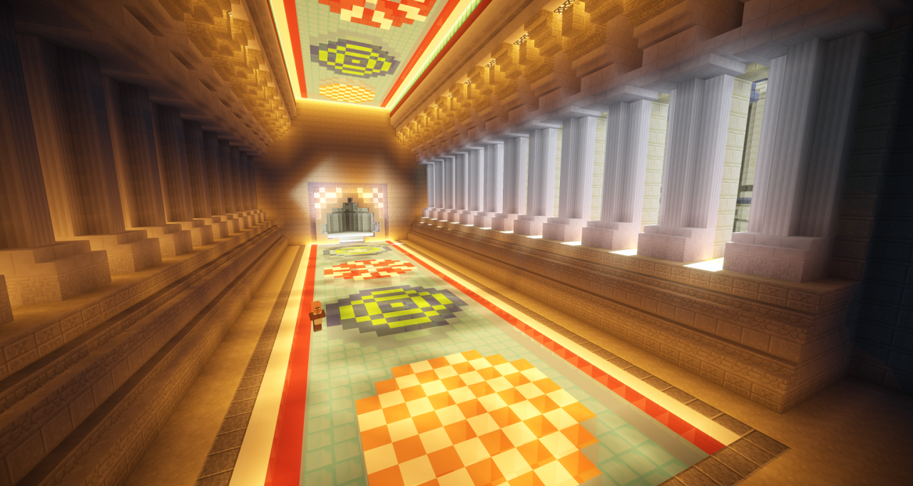 The Golden Head Temple, By Pilgrimz Minecraft Map