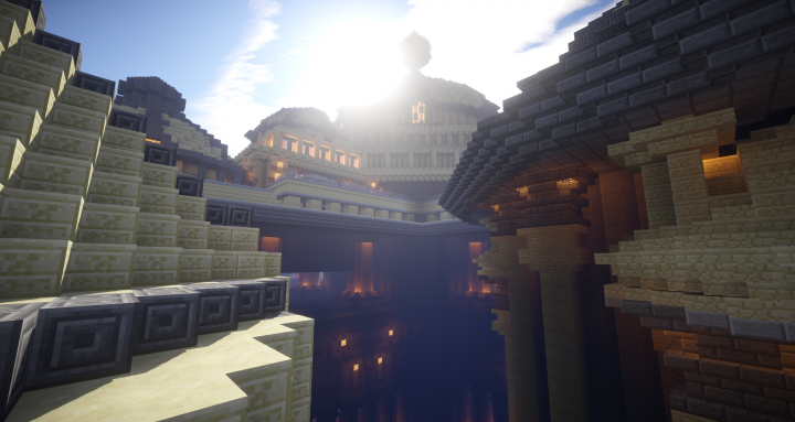 The Golden Head Temple, By Pilgrimz Minecraft Map