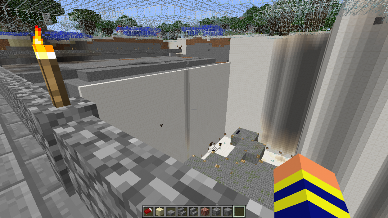 Digging up Stronghold Minecraft Map