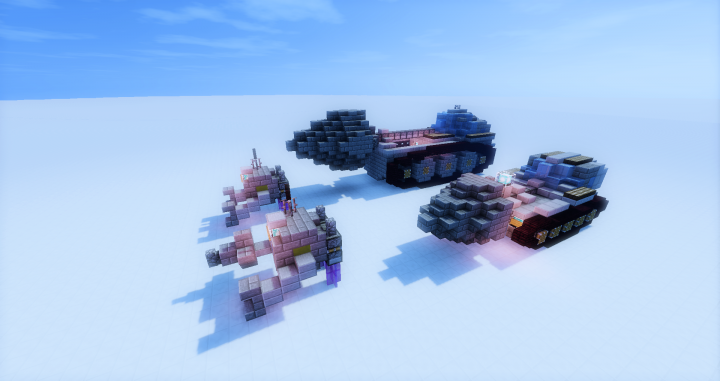 Sci-Fi Mining Vehicles Minecraft Project