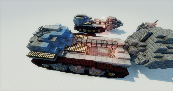 Sci-Fi Mining Vehicles Minecraft Project