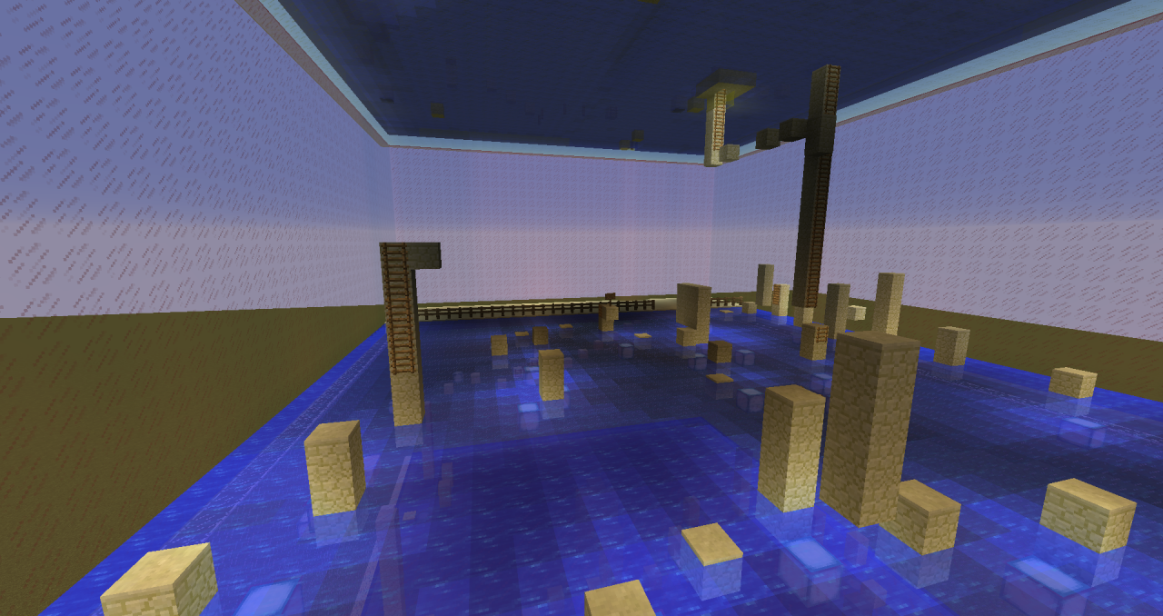 Jump and run Minecraft Map