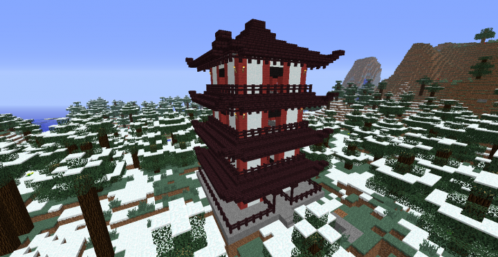China's sacred tower Minecraft Map