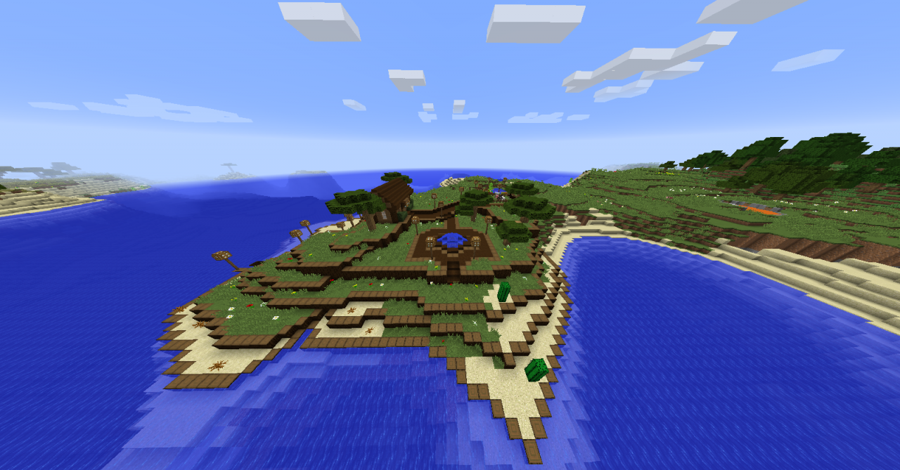 Open World Starter House #1 Minecraft Map