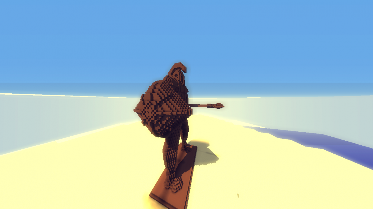 A Statue of a Warrior Minecraft Map