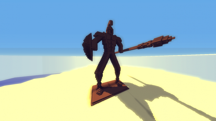A Statue of a Warrior Minecraft Map