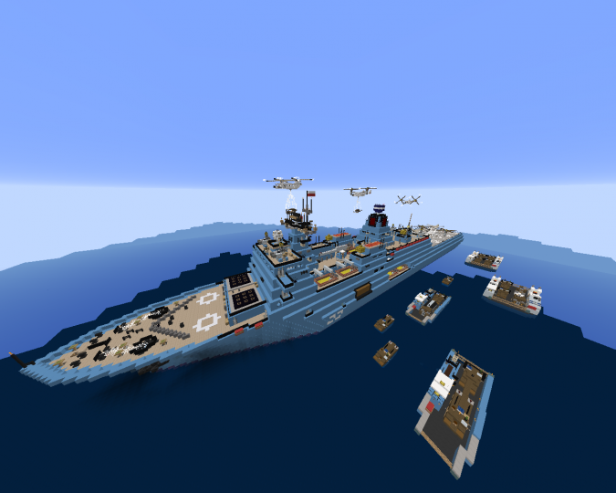 LPD landing transport dock Minecraft Map
