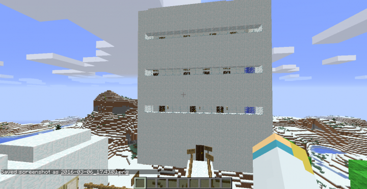 Snowy Sky World Minecraft Map