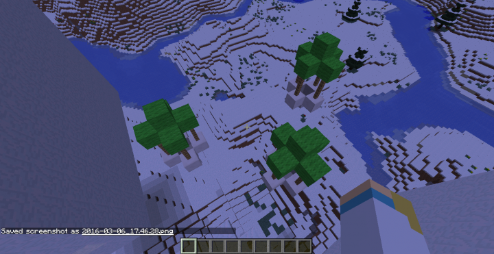 Snowy Sky World Minecraft Map