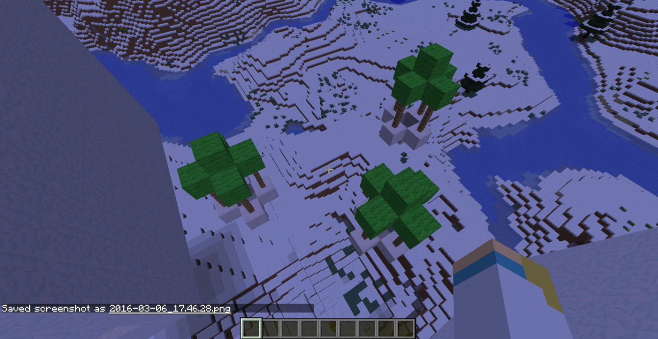 Snowy Sky World Minecraft Map