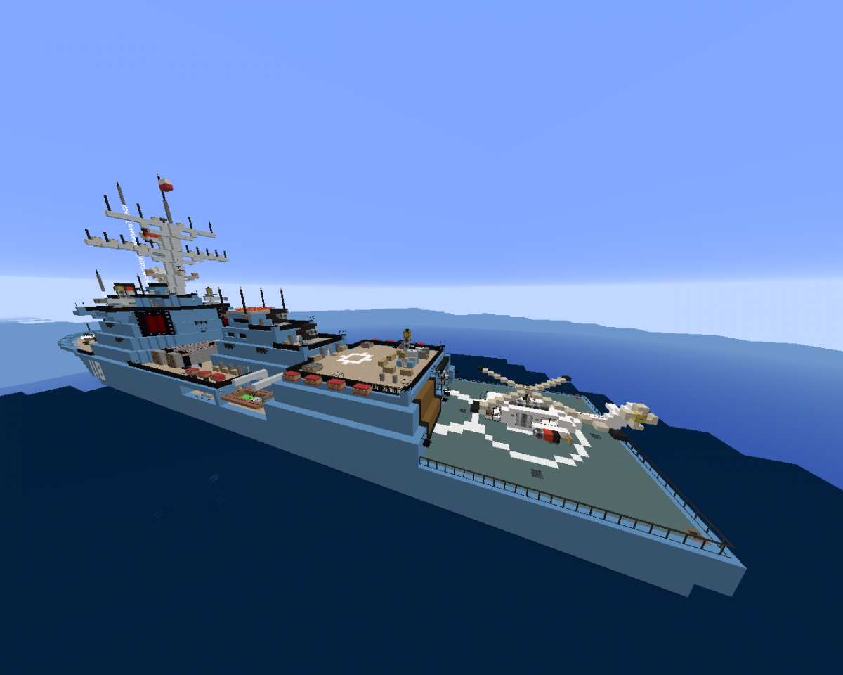 DDG guided missile destroyer Minecraft Map