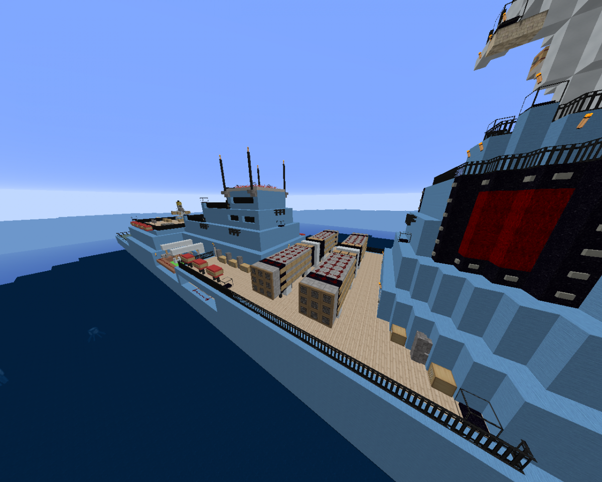 DDG guided missile destroyer Minecraft Map
