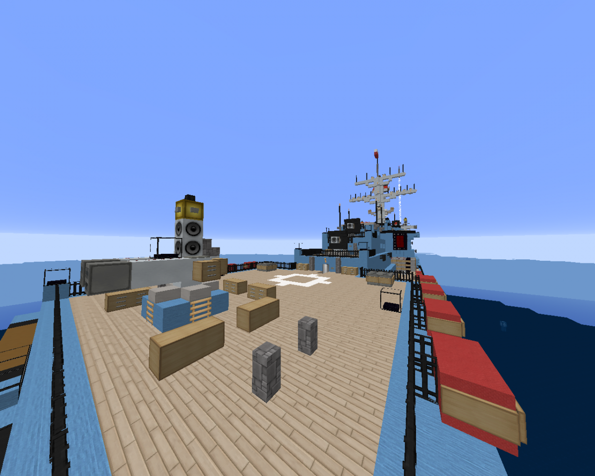 DDG guided missile destroyer Minecraft Map