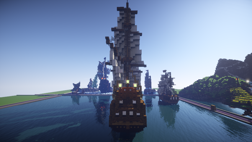 Large Frigate with 92 Guns Minecraft Map
