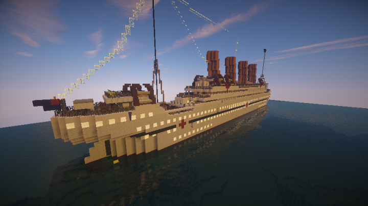 H.M.H.S Britannic by WhiteStarCraft Minecraft Map