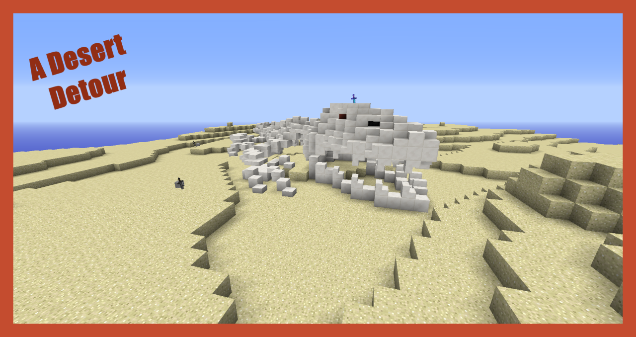 Desert War Zone Minecraft Map