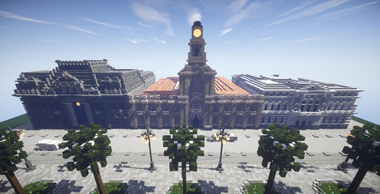 Santiago de Chile (town square) Minecraft Map