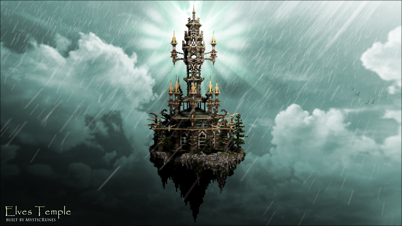 Elves Temple - [MMORPG] Minecraft Map