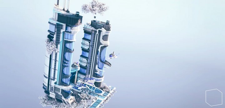 Futuristic tower - GoCreative Plot contest (3rd) Minecraft Map
