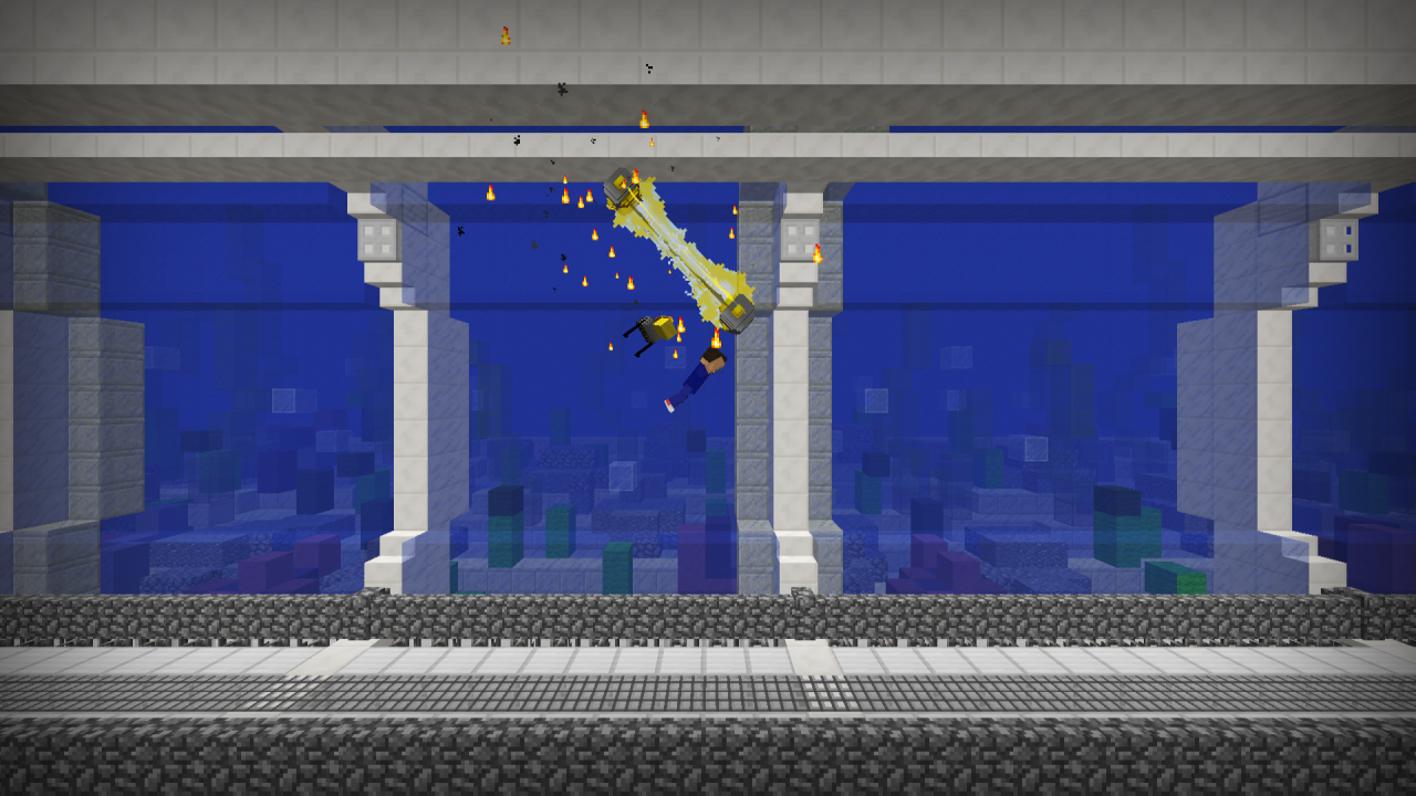 Jetpack Joyride in Vanilla Minecraft Minecraft Map
