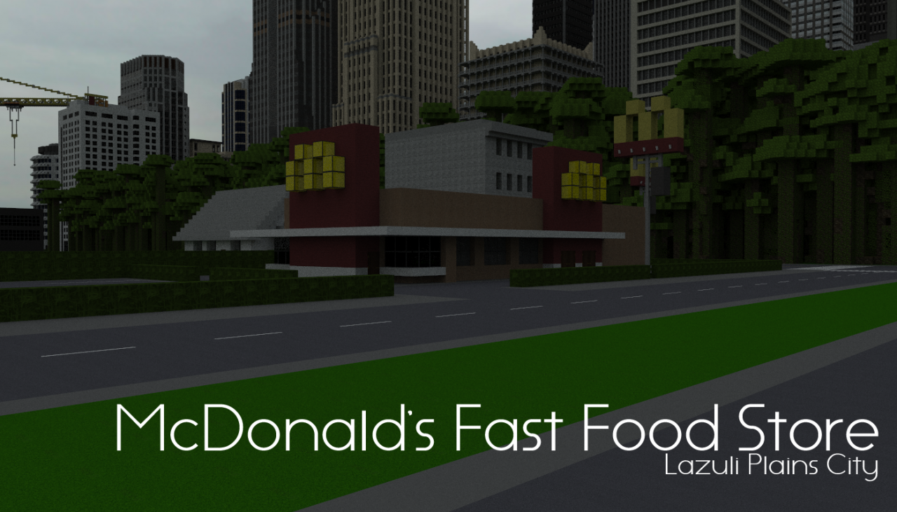 McDonald's Fast Food Store - LPC Minecraft Map