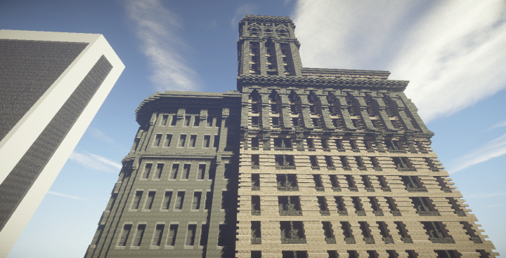 New York Skyscraper; 1905 Minecraft Map
