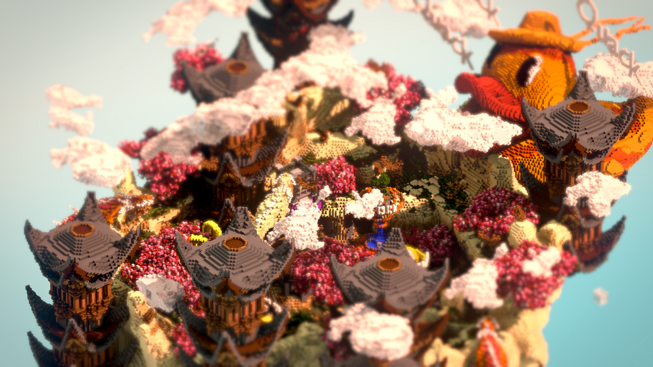 Heaven's Hot Spring & Spa - Minetacular Hub Minecraft Map