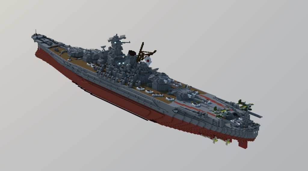 Japanese Battleship 799 Owari Minecraft Map