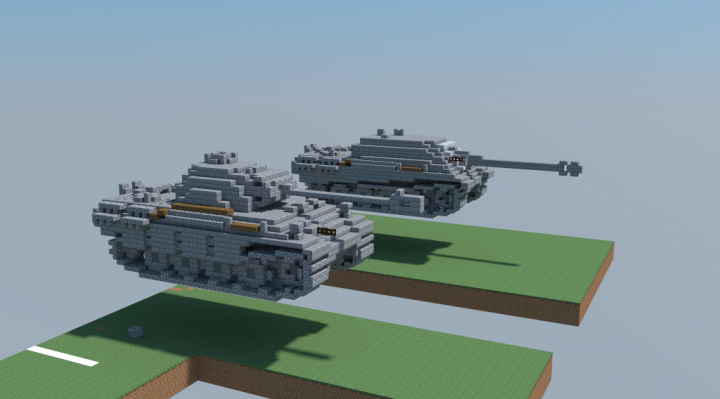 Panzer V Panther & jagd Panther (4:1) Minecraft Map
