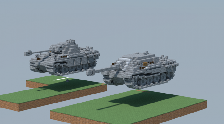 Panzer V Panther & jagd Panther (4:1) Minecraft Map