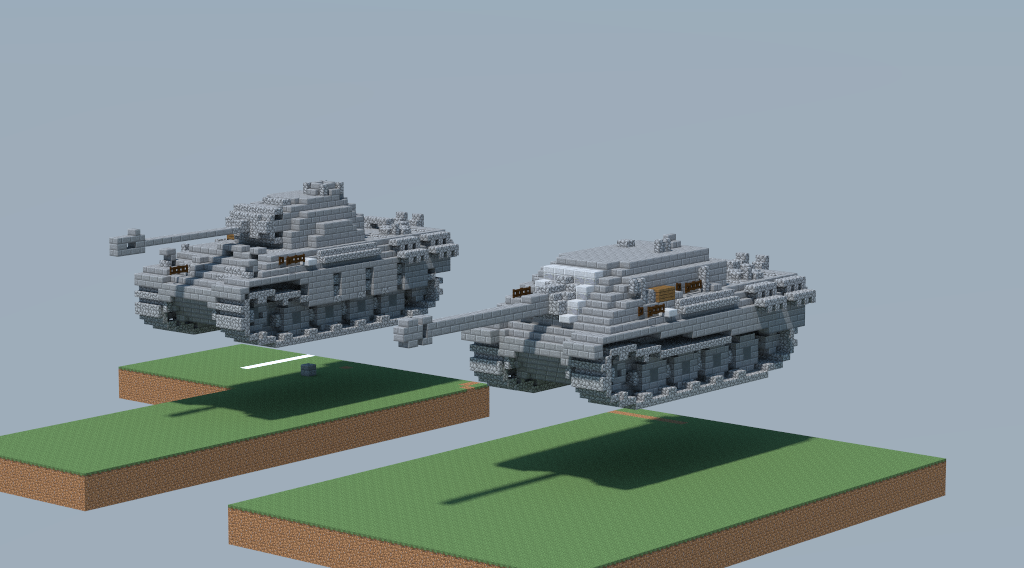 Panzer V Panther & jagd Panther (4:1) Minecraft Map