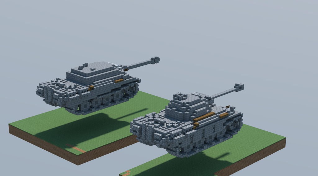 Panzer V Panther & jagd Panther (4:1) Minecraft Map