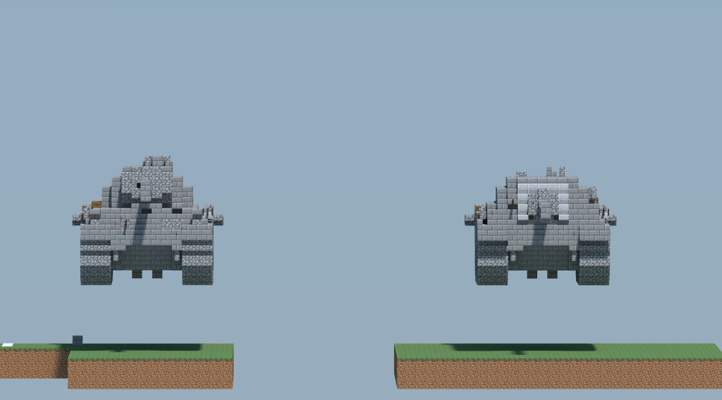 Panzer V Panther & jagd Panther (4:1) Minecraft Map