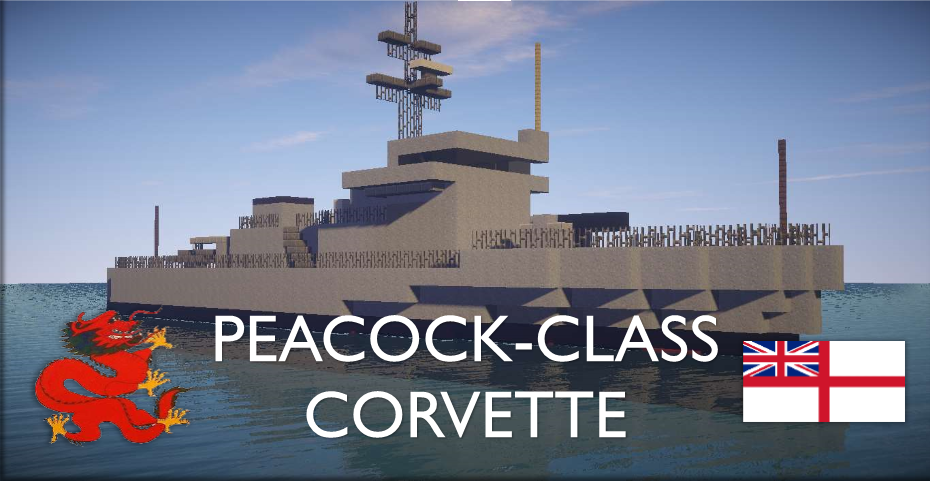 Peacock-class Corvette Minecraft Map