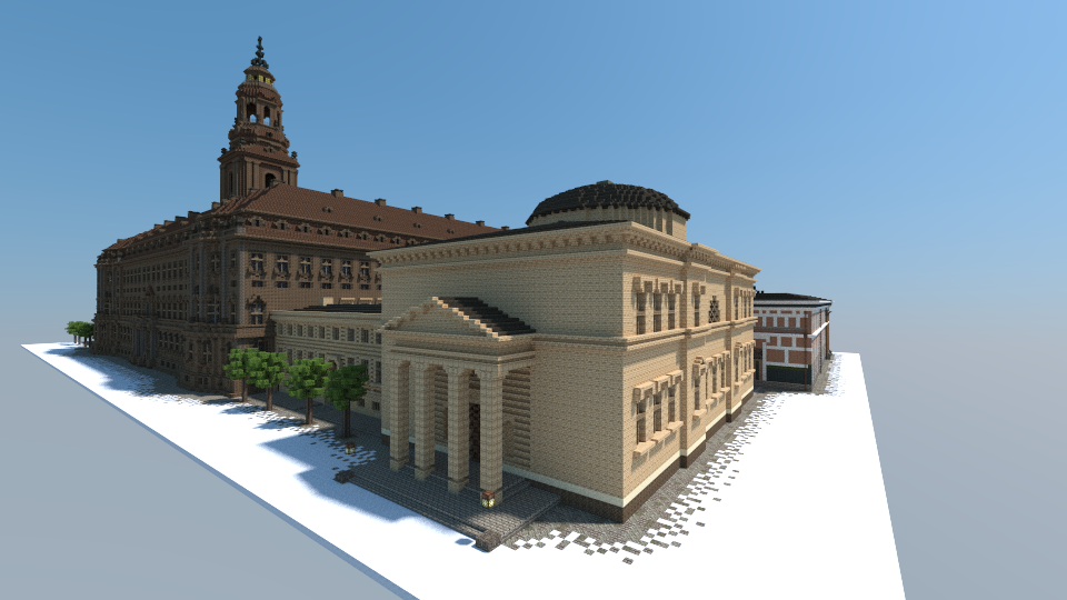 Christiansborg - Danish Parliament [Borgen] + Download Minecraft Map