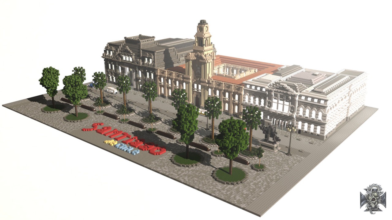 Santiago de Chile (town square) Minecraft Map