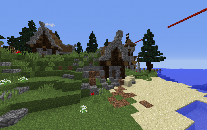 My New Style- Small Hut Minecraft Map