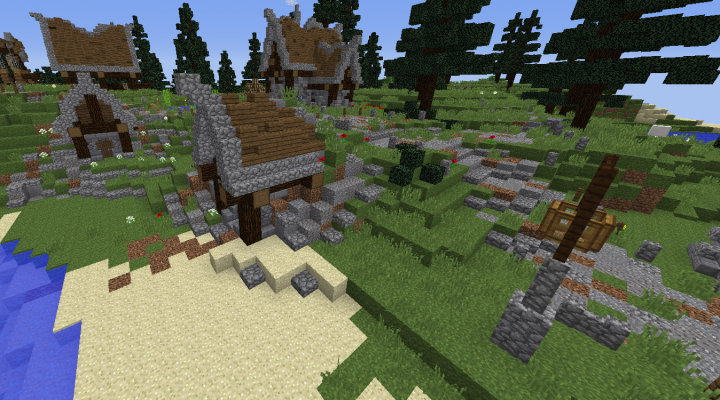 My New Style- Small Hut Minecraft Map