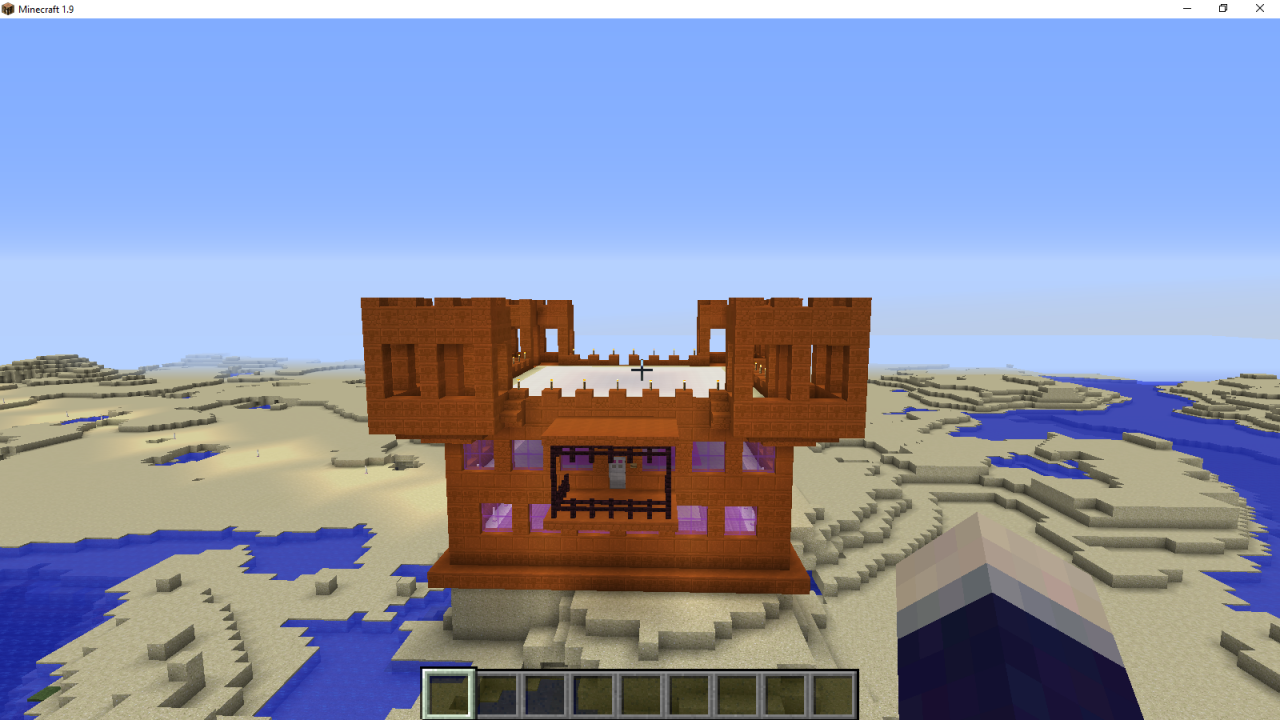 sand castle Minecraft Map