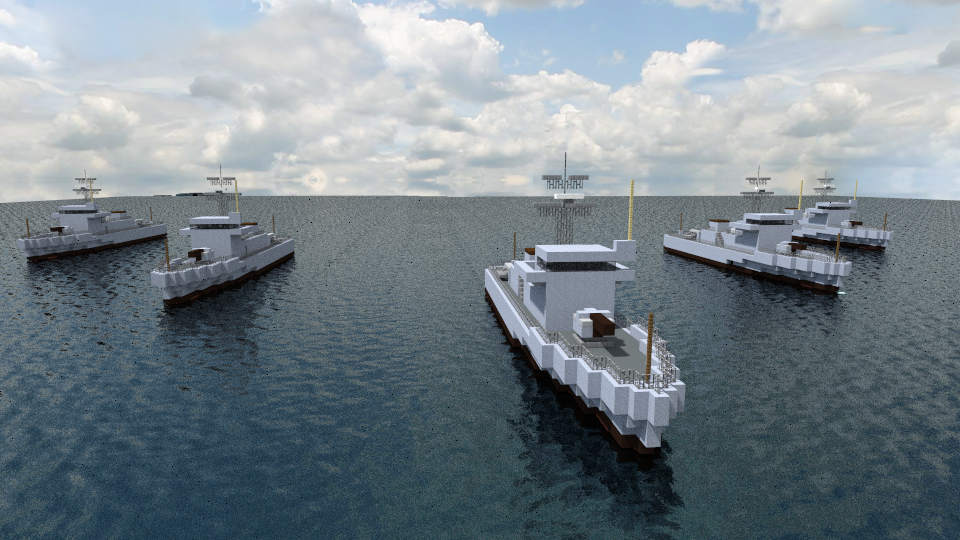 Peacock-class Corvette Minecraft Map