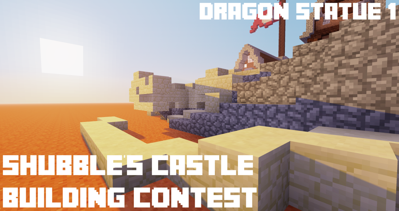 Shubble's Castle Building Contest Dragon Minecraft Map