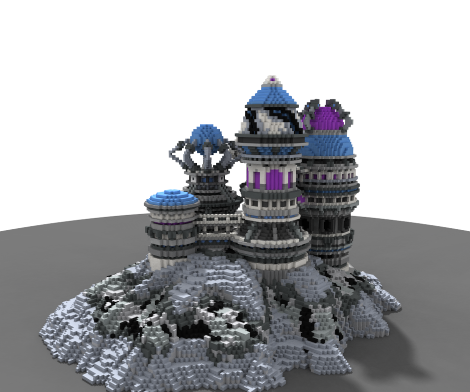 Draxtron - Sci-Fi Spawn Minecraft Map