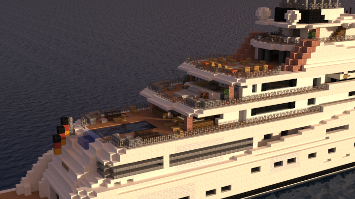 Topaz - Megayacht [1:1 Scale] Minecraft Map