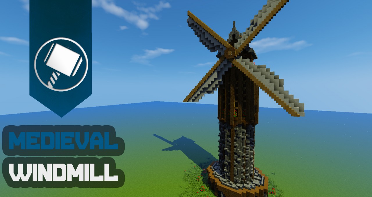 Medieval Windmill Tutorial Minecraft Project