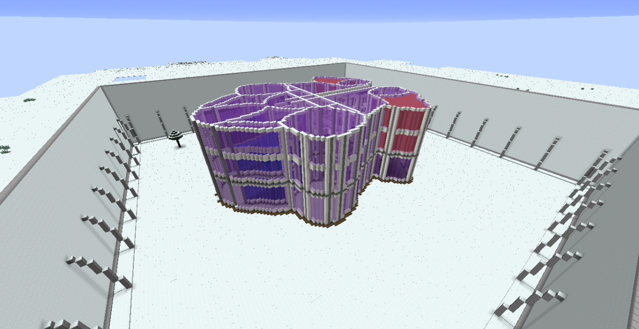 Snow Build (Server Spawn, Server Build, Server Warps) Minecraft Map