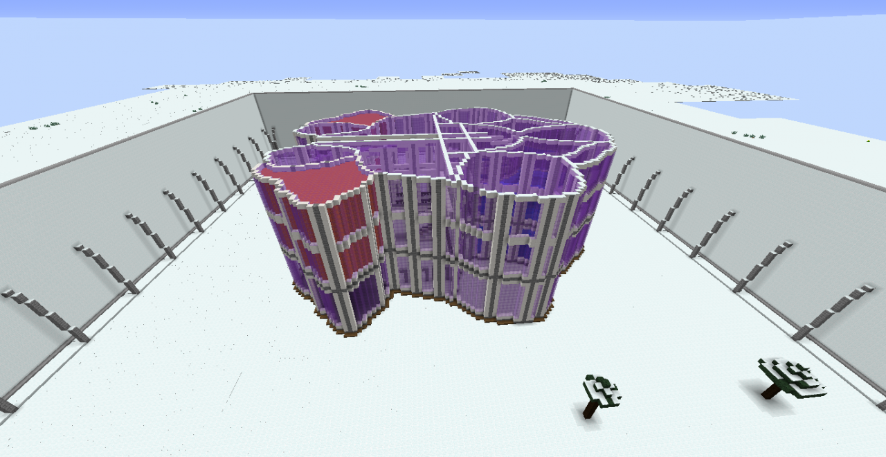 Snow Build (Server Spawn, Server Build, Server Warps) Minecraft Map